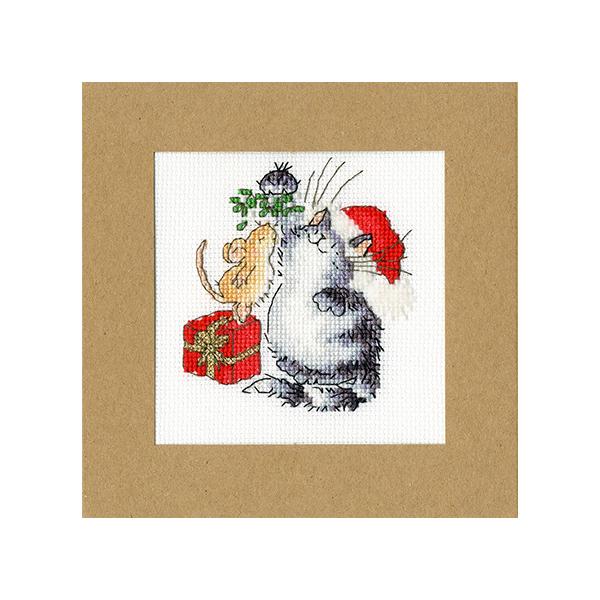 ・刺繍面サイズ：10cm×10cm (余白を含む)・キット内容：刺繍布(アイーダ)、刺しゅう糸、メタリック糸、ウーリー糸、ビーズ、カード、封筒、針、図案、説明書(英語)、簡単な日本語説明※カード・封筒の色を選ぶことはできません。・イギリス製...