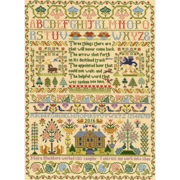 ・出来上がりサイズ：42×57cm・キット内容：刺繍布(ツヴァイガルト社製、刺しゅう糸、針、図案、説明書(英語)、簡単な日本語説明・イギリス製 (Made in United Kingdom.)・刺繍布目数：16カウント(1インチ≒2.54...