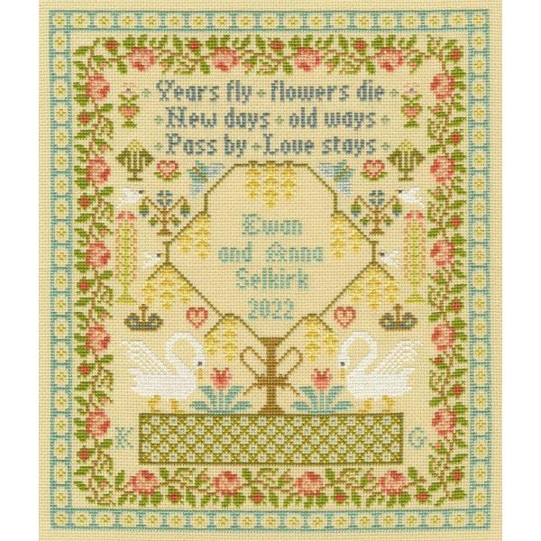 ・出来上がりサイズ：24×28cm・キット内容：刺繍布(ツヴァイガルト社製、刺しゅう糸、針、図案(アルファベットと数字の図案も含まれます)、説明書(英語)、簡単な日本語説明・イギリス製 (Made in United Kingdom.)・刺...