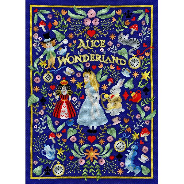 ・出来上がりサイズ：26×36cm (刺繍部分だけでなく、余白を含んだサイズになります。)・キット内容：綿アイーダ刺繍布(ツヴァイガルト社製・ネイビー)、25番綿刺しゅう糸(黒)、ラメ糸(金・銀)、ししゅう針、図案、説明書(英語)、簡単な日...