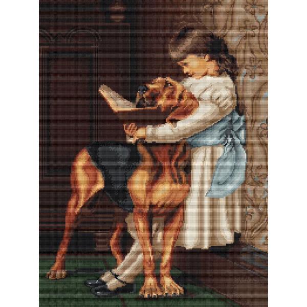 ・刺繍面サイズ：約28cm×約40cm (余白を含む)・キット内容：刺繍糸(アンカー製25番綿刺繍糸)、刺繍布(ツヴァイガルト社製アイーダ)、針、図案、説明書(英語)、簡単な日本語説明・刺繍布目数：18カウント(1インチ≒2.54cmあたり...