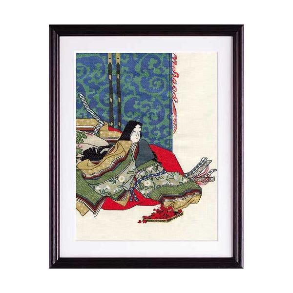 ●キット内容：刺繍糸、刺繍布、クロスステッチ針、図案付説明書 ●難易度：A(上級者向け) ●額W-31使用(別売) ●額外径：縦41×横48.2cm、内径：縦36.6×横43.8cm、マット紙内径：縦29×横36.5cm ●オリムパス刺繍布...