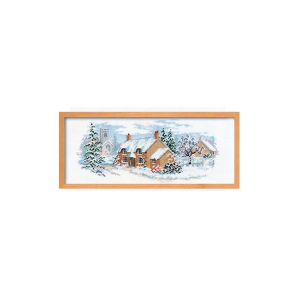 ・キット内容：刺繍糸(綿)、刺繍布(綿)、クロスステッチ針、図案付説明書・難易度：A(上級者向)・刺繍面サイズ:約40×約15.5cm (余白を含む)・オリムパス刺繍布No.3800(アイーダ・綿100％・オフホワイト)使用・布目数(10c...