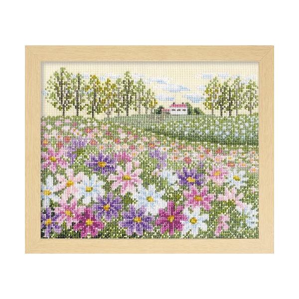 ●キット内容：刺繍糸(綿)、刺繍布(綿)、クロスステッチ針、図案付説明書●難易度：C(中級者向)●デザイン：オノエ・メグミ●出来上がりサイズ:29.7×36.4cm●オリムパス刺繍布No.3000 (ジャバクロス中目・綿100％・ベージュ)...