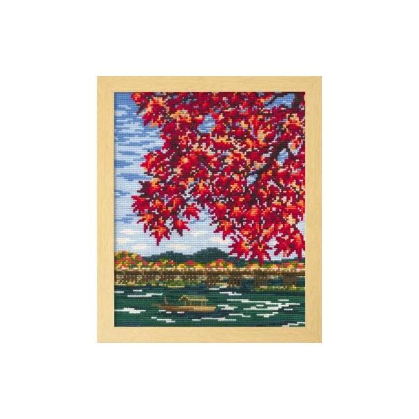 【発売日：2023年10月10日】●キット内容：25番刺繍糸、No.3000刺しゅう布、クロスステッチししゅう針、カラー図案付説明書●難易度：A(上級者向け)●額縁は別売になります。W-41(白木)、W-42(ブラウン)、W-46(ホワイト...
