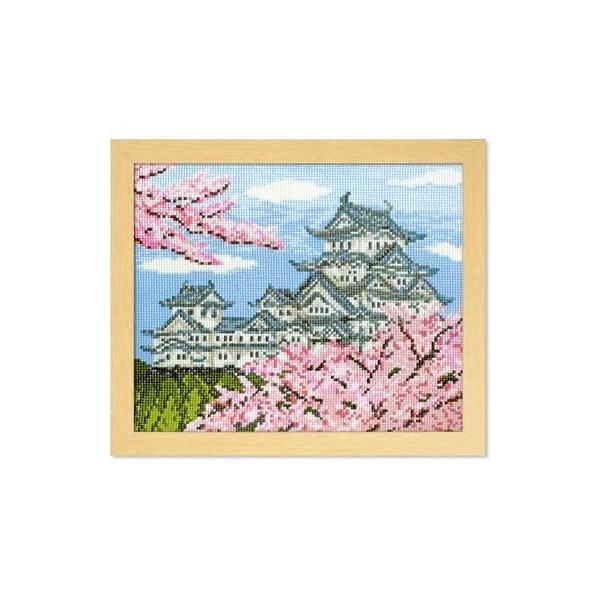 ・キット内容：25番刺繍糸、No.3000刺しゅう布、クロスステッチししゅう針、カラー図案付説明書・難易度：A(上級者向け)※額縁は別売になります。W-41(白木)、W-42(ブラウン)、W-46(ホワイト)のいずれかをお使い下さい。画像は...