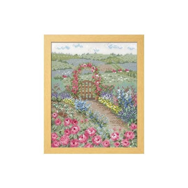●キット内容：刺繍糸(綿)、ししゅう布(綿)、クロスステッチ針、図案付説明書●難易度：A(上級者向)●デザイン：オノエ・メグミ●出来上がり(額内径)サイズ:29.7×36.4cm●オリムパス刺繍布No.3000 (ジャバクロス中目・綿100...