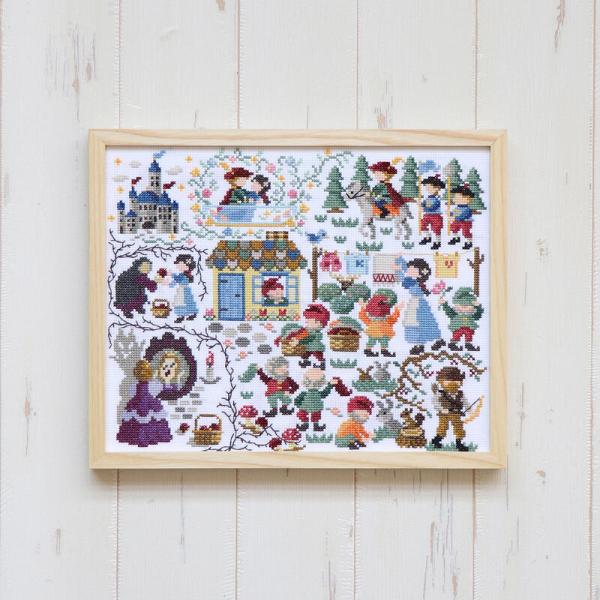 ●キット内容：25番刺繍糸(綿)、ししゅう布(綿)、クロスステッチ針、カラー図案付説明書●難易度：A(上級者向)●製作時間の目安：30時間以上●デザイン：Nitka●出来上がり(額内径)サイズ:約23.4×約29.5cm●オリムパス刺繍布N...