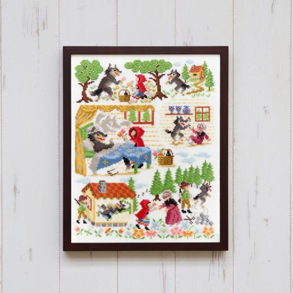 【発売日：2024年05月24日】●キット内容：25番刺繍糸(綿)、ししゅう布(綿)、クロスステッチ針、カラー図案付説明書●難易度：A(上級者向)●製作時間の目安：30時間以上●デザイン：Nitka●出来上がり(額内径)サイズ:約29.5×...