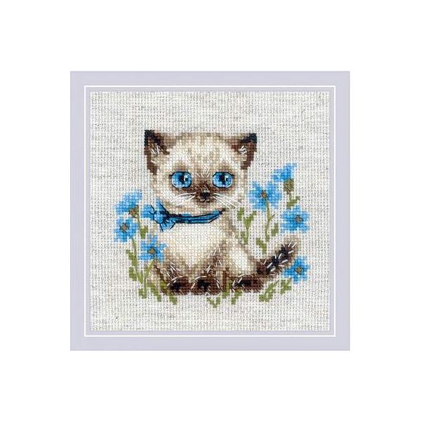 ・出来上がり寸法(刺繍面サイズ)：15×15cm・キット内容：ウールアクリル極細毛糸、刺繍布(麻アイーダ)、クロス針、図案、簡単な日本語説明・難易度：初級者向け・刺繍布目数：14カウント(1インチ≒2.54cmあたり14目、10cmあたり約...