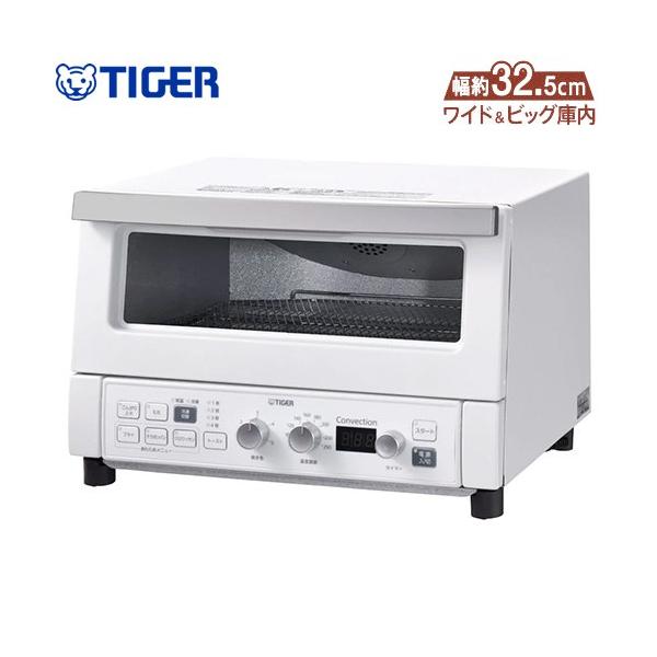 KAV-A130-WM トースター やきたて 見やすいワイド＆ビック庫内 コンベクションオーブン＆トースター パン焼き枚数：4枚 無段階温度調節（約80度〜250度） 消費電力(W)：1312W マットホワイト   【キーワード】オーブント...
