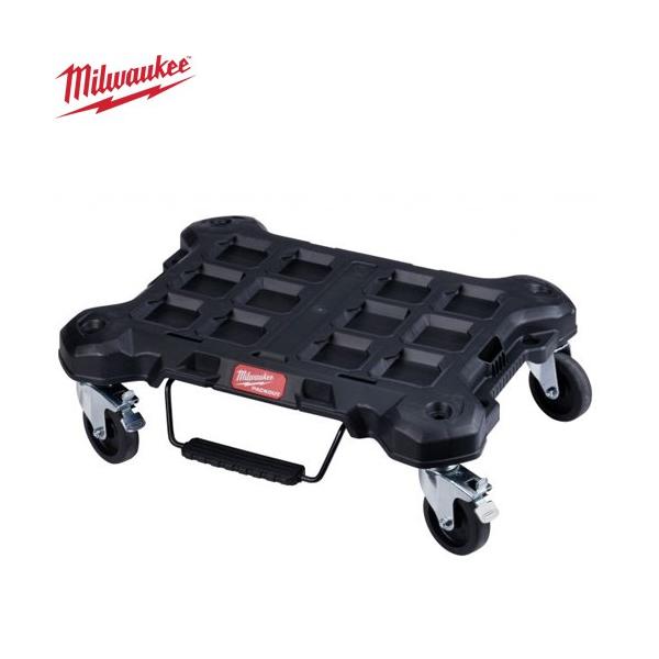 PACKOUT-48-22-8410 【メーカー保証のみ】工具箱・ツールバッグ PACKOUT 耐荷重：113.4kg キャスター 耐衝撃性ポリマー製 台車     【キーワード】Milwaukee / 収納 工具箱 収納箱 収納ボックス ...