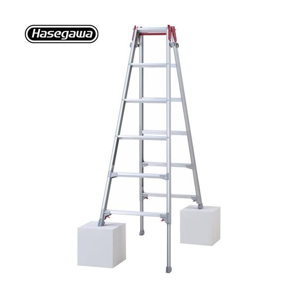 RYZ-18d 【特別配送】【代引不可】はしご・脚立  最大使用質量：100kg はしご兼用伸縮脚立 RYZ 6段 ワンタッチバー アルミ合金 天板高さ（m）：1.61〜1.92、有効高さ（m）：1.31〜1.62    【キーワード】Ha...