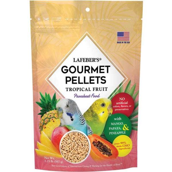 LAFEBER'S(ラフィーバー) のGOURMET PELLETS TORIPICAL FRUIT parakeet food砂糖や果糖を加えずに、フルーツの自然な味わいだけで作られた唯一のフルーツペレットトロピカルフルーツグルメペレット...