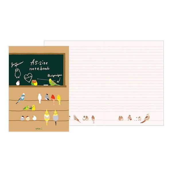 ※この商品はメール便対応商品です。便利で使いやすいA5サイズのノートです。表紙にはカラフルでかわいい小鳥たちが・・・そしてページ内にも小鳥がたくさん♪愛する小鳥の健康管理手帳として、日々の出来事を書いて日記帳として、もちろん仕事や学校でもお...