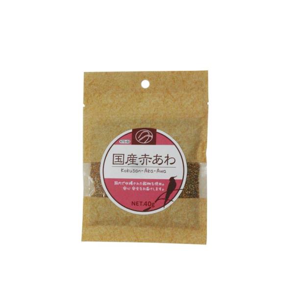 食物繊維、カルシウム、鉄分を多く含む穀物です。対象：文鳥、セキセイインコ、オカメインコ、ウロコインコ、ボタンインコ、コザクラインコ、モモイロインコ、ヨウムなどすべての小鳥与え方：主食に少量混ぜるか、おやつとして内容量：40g