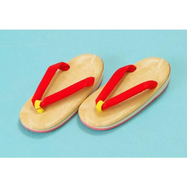 サンド底ぞうりキッズ、お子様用です←サイド、底の色が逆の場合がございます（サイドが赤、底が白）画像と実物に色の誤差が生じます予めご了承ください