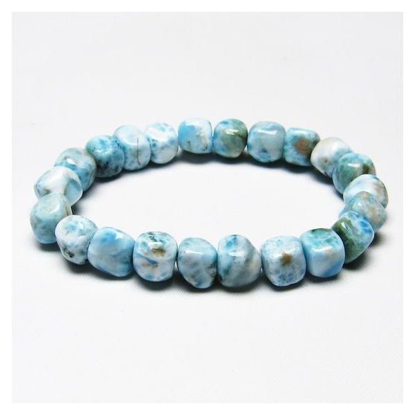 ■商品名ラリマー ブレスレット ■天然石名ラリマー ■サイズ内周:約171mm(±5mm)　■重量38.7g■商品番号111-21056ラリマーブレスレット