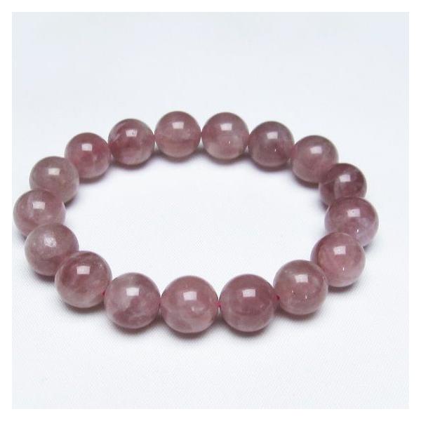 ■商品名ローズクォーツ ブレスレット 12mm ■天然石名ローズクォーツ ■サイズ内周:約167mm(±5mm)　粒直径:約12mm(±0.5mm)　〜13mm(±0.5mm)　　■重量43.5g■商品番号111-23893ローズクォーツブ...