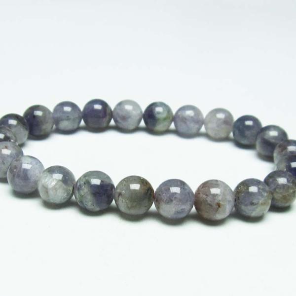 ◆3/11は全品10％オフクーポン配布中！◆◆ポイント3倍！春を慈しむ桜模様フェア開催中◆■商品名アイオライト ブレスレット 9mm■天然石名アイオライト■サイズ内周:約166mm(±5mm)　粒直径:約9mm(±0.5mm)　■重量22....