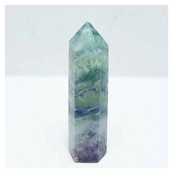 ◆ポイント3倍 シトリンフェア開催中 4/4まで◆■商品名エンジェルフェザー フローライト 六角柱■天然石名エンジェルフェザー フローライト■サイズ高さ:約111mm　横:約32mm　厚さ:約28mm　■重量190g■商品番号152-328...