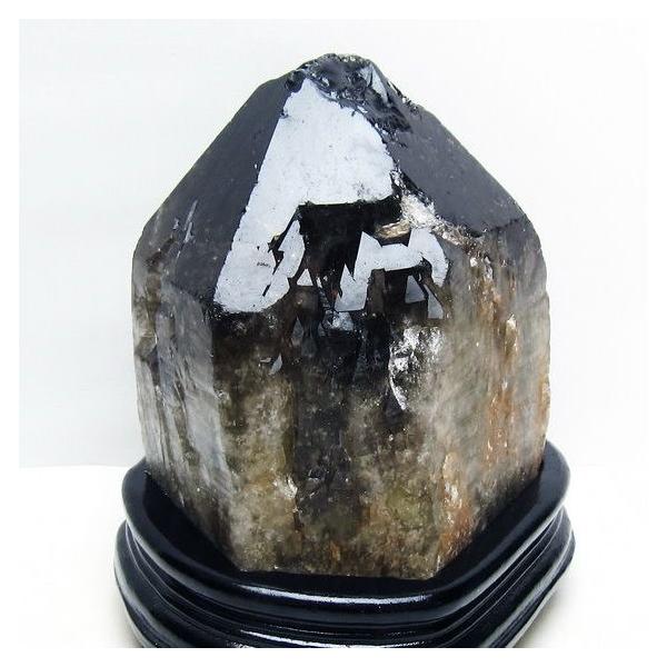 ◆本日11日限定！全品10％オフクーポン配布中◆◆ポイント3倍！月の光が導くムーンストーンフェア開催中◆■商品名モリオン 黒水晶 原石■天然石名モリオン 黒水晶■サイズ高さ:約180mm 横:約160mm 厚さ:約120mm■重量4.3Kg...