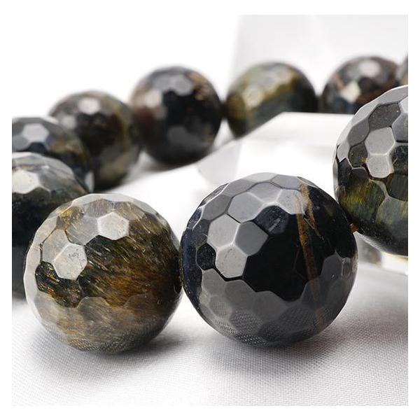 ■商品名ミックスタイガーアイ ブレスレット 128面カット 18mm ■天然石名ミックスタイガーアイ ■サイズ内周:約180mm(±0.5mm)　粒直径:約18mm(±0.5mm)　■重量106.5g■商品番号711-92ミックスタイガーア...