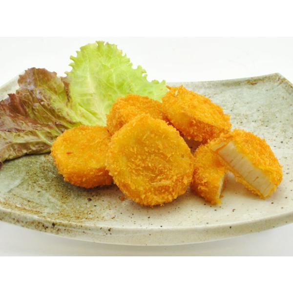 ◇ポイント：ひとくちサイズに仕上げた食べやすいフライです。お弁当、惣菜にどうぞ。◇最終加工地：日本(北海道)◇主要原材料：魚肉すり身(たら)、でん粉、ホタテペースト、食塩、発酵調味料、砂糖、ホタテエキス調味料、衣(パン粉、小麦粉、コーングリ...