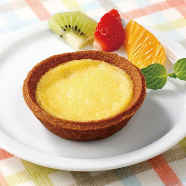 カラメル風味のタルト生地と、コクと甘さが感じられる豆乳プリンを組合せました。季節を問わず楽しめる商品です。◇最終加工地：日本(山形)◇主要原材料：豆乳(国内製造)、砂糖、米粉、ショートニング、加工油脂、砂糖・ぶどう糖果糖液糖、コーンフラワー...