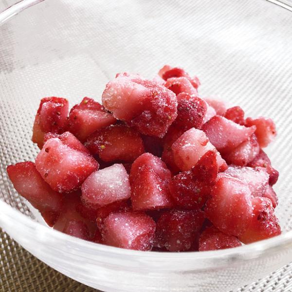 ◇商品名：冷凍いちご アスク トロピカルマリア 冷凍イチゴ カット ペルー産 500g 冷凍フルーツ 業務用◇ポイントイチゴを約10mmのサイズにダイスカットしました。デザートのトッピングやジャムなどにもお使い頂けます。◇最終加工地：ペルー...