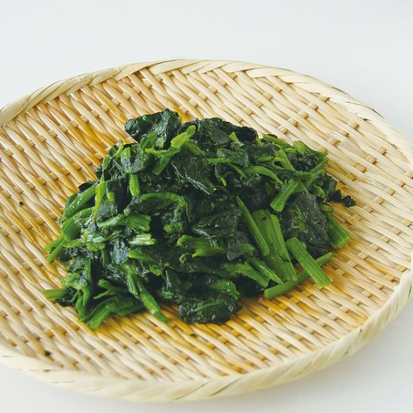 新鮮なホウレン草を軽く湯通しして急速凍結しました。カット済。◇最終加工地：中国◇主要原材料：ほうれん草(中国)◇内容量：1.5kg◇調理方法：凍ったまま、加熱注意:●パッケージなどは変更になる場合があります。●原材料、アレルギー等に注意が必...
