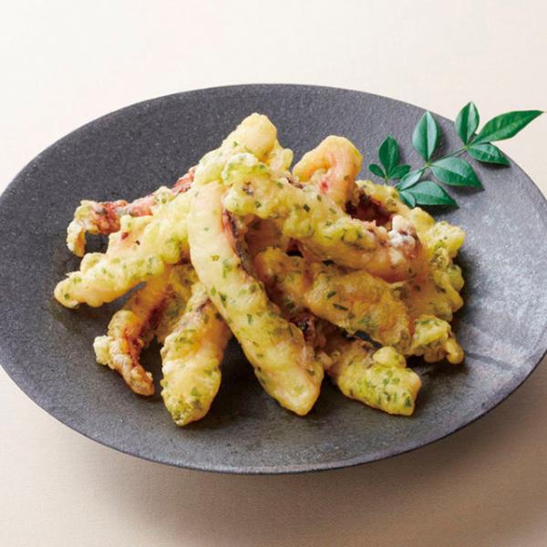 シンプルな塩味とあおさの香り豊かな衣がいかのおいしさを引き立てます。◇最終加工地：中国◇主要原材料：いか、食塩、いかエキスパウダー、衣(小麦粉、でん粉、食塩、卵白粉、あおさ粉、米粉)、揚げ油(大豆油)/加工でん粉、他(一部に小麦・卵を含む)...