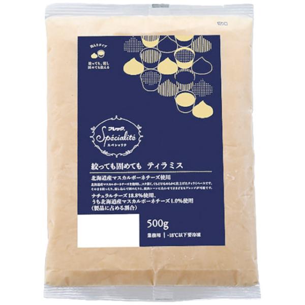 北海道産マスカルポーネチーズを使用し、コク深く、口溶けなめらかに仕上げたティラミベースです。そのまま絞ったり、流し込んで固めたりと、提供シーンに合わせてさまざまなアレンジが可能です。◇最終加工地：日本(群馬)◇主要原材料：ナチュラルチーズ(...