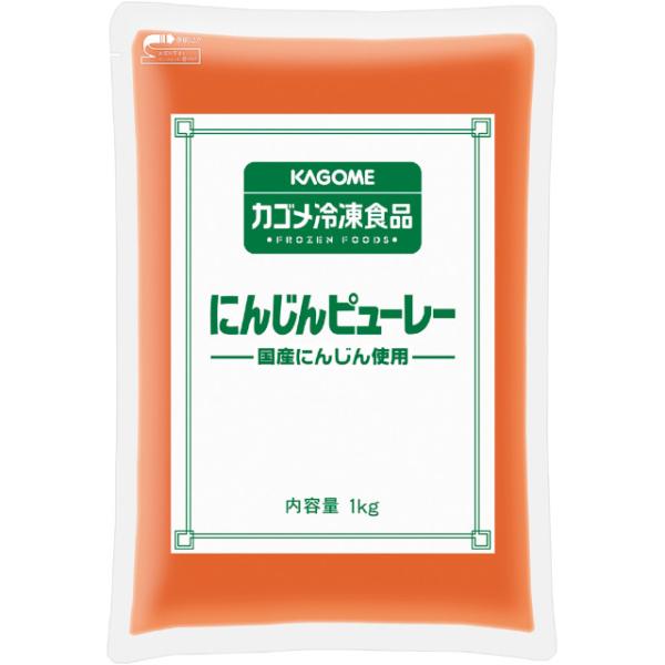 国産にんじんを冷凍状態のまま細かく破砕しました。食感がなめらかで、加熱による劣化が少なく素材本来の風味が保たれています。◇最終加工地：日本(群馬)◇主要原材料：にんじん(国産)◇内容量：1ｋｇ◇調理方法：袋のまま解凍後、加熱注意:●パッケー...