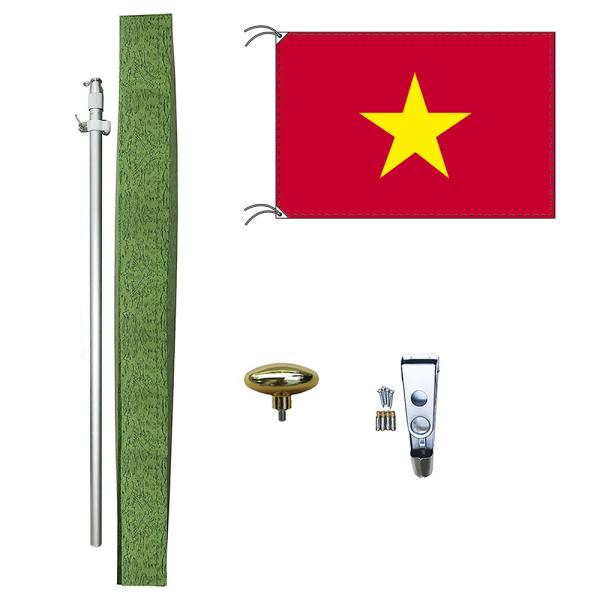 【セット内容】70×105cm 国旗1.5mシルバーポール9cm金色扁平玉壁面設置用受金具●国旗 基本仕様国旗サイズ：70×105cm材質：テトロン（トロピカル）縫製：四方ミシン縫製・白レザーハトメ加工/ヒモ付きシワになりにくい！ 雨に濡れ...