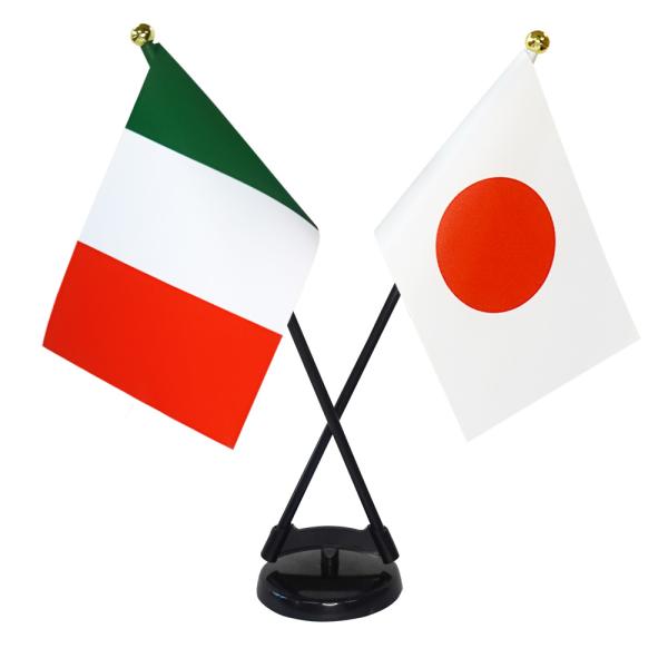 [TOSPA世界の国旗ミニフラッグの特長]●旗生地は重厚感ある華やかなテトロンスェードを採用！●色鮮やかな染色!●優れた染色堅牢度（色落ちしにくさ）●品揃えが豊富!●高品質で低価格！