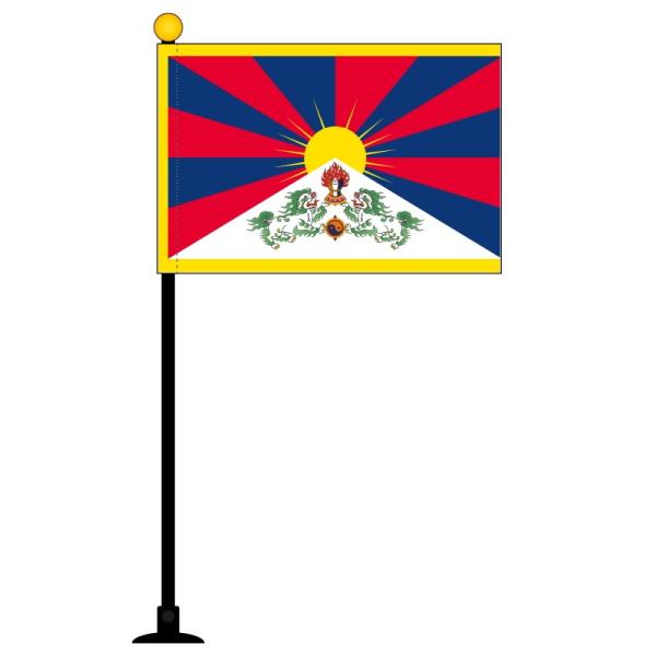 [TOSPA世界の国旗ミニフラッグの特長]●旗生地は重厚感ある華やかなテトロンスェードを採用！●色鮮やかな染色!●優れた染色堅牢度（色落ちしにくさ）●品揃えが豊富!●高品質で低価格！