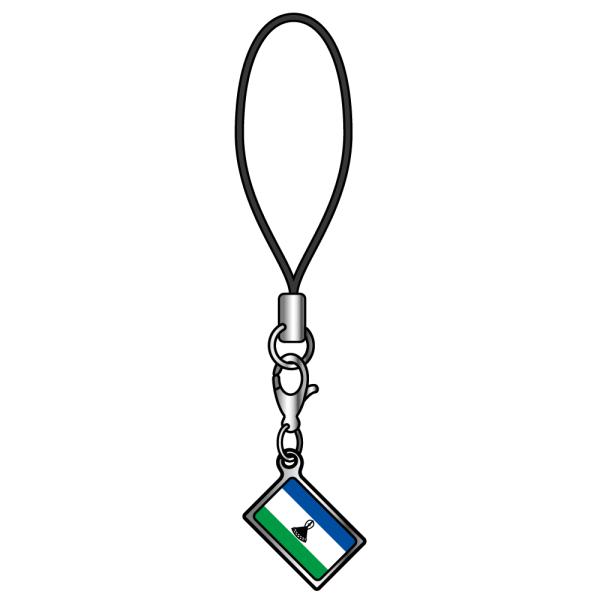 【商品仕様】●国旗プレート：約縦1×横1.5×厚0.1cm●全長：約85mm（ストラップパーツ含む）●材質：真鍮製