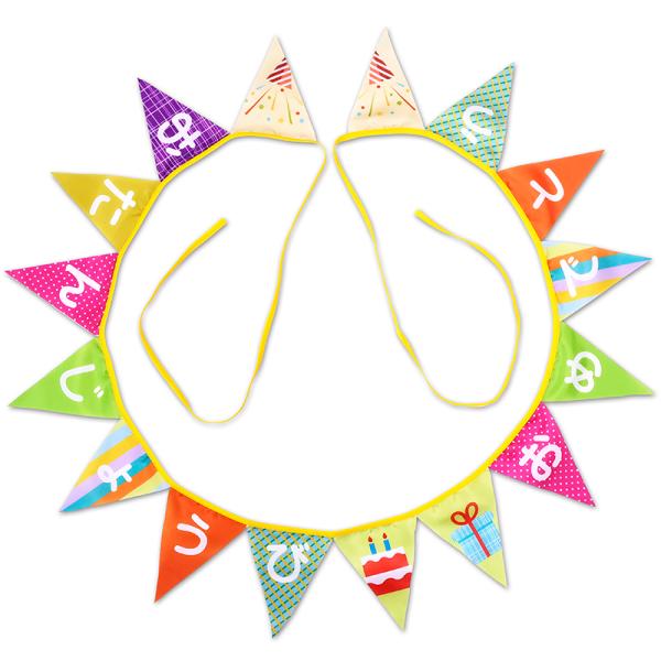 お部屋を可愛くデコレーション！フラッグガーランドミニ三角連続旗フラッグガーランドとは紐に連続する旗をあしらった装飾のことで、逆三角形の旗を連続したものが多いとされています。キャンプのテントの装飾や目印、誕生日・クリスマスなどパーティーの飾り...