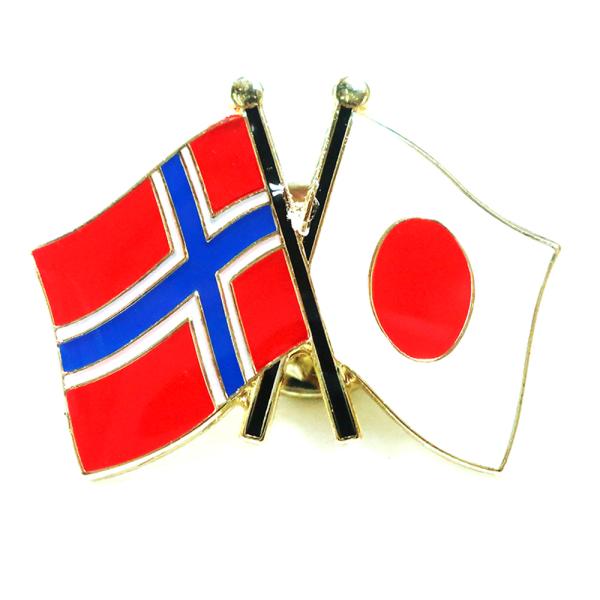 世界の国旗　ピンバッジ2ヶ国友好旗タイプ【基本仕様】 サイズ：約20×20ｍｍ材質：亜鉛合金・樹脂盛り★よくあるご質問<左側の国旗が裏側です。失礼ではないですか？日本において国旗掲揚のプロトコルとしまして・国旗に向かって左側が優先国と...