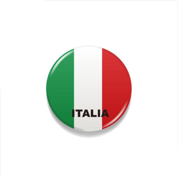 世界の国旗　缶バッジ【基本仕様】サイズ：直径約3cm材質：スチールイベントや海外旅行に大活躍。丸くてかわいいデザインです。プレゼント、贈答品として普段使いに洋服やかばん、帽子に、たくさん取り付けるのも可愛いです。低価格なので、たくさんの種類...