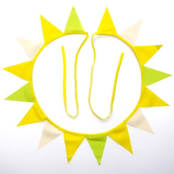 お部屋を可愛くデコレーション！フラッグガーランドミニ三角連続旗フラッグガーランドとは紐に連続する旗をあしらった装飾のことで、逆三角形の旗を連続したものが多いとされています。キャンプのテントの装飾や目印、誕生日・クリスマスなどパーティーの飾り...