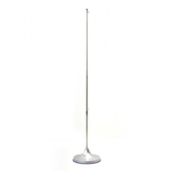 ［基本仕様］●材質：樹脂製クロームメッキ●セット内容：台座とポール●梱包：化粧箱