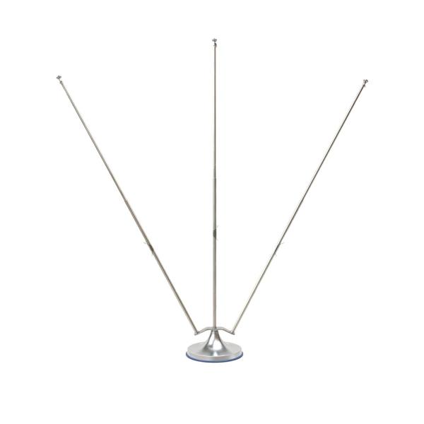 ［基本仕様］●材質：樹脂製クロームメッキ●セット内容：台座とポール●梱包：化粧箱