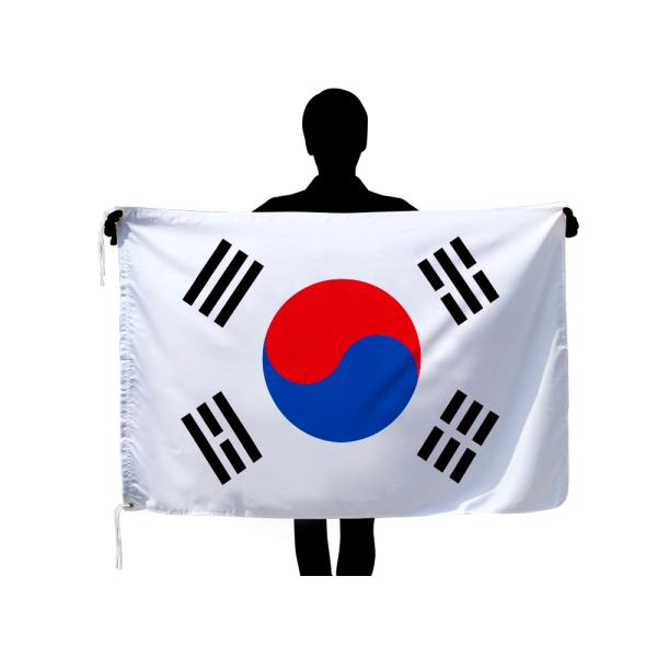 [基本仕様]●国旗サイズ：90×135cm●材質：テトロン（トロピカル）●縫製：四方ミシン縫製・白レザーハトメ加工/ヒモ付き