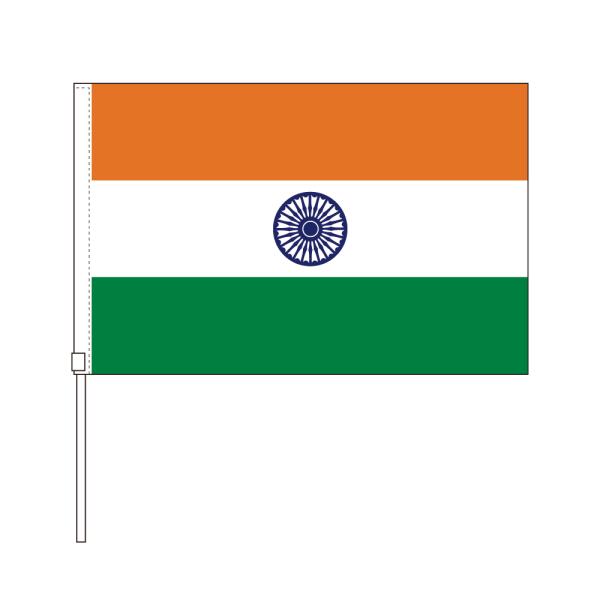 【特長】◆携帯サイズ国旗 20×30cm ポール付き手旗！◆スポーツ応援等の携帯用に最適サイズ！◆軽くて扱いやすいお手軽な手旗。◆揃えたくなるお手頃価格。主要各国取り揃えています。  【仕様】国旗サイズ：20×30cmポール：直径0.58c...