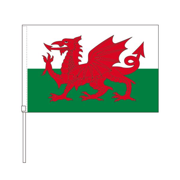 【特長】◆携帯サイズ国旗 20×30cm ポール付き手旗！◆スポーツ応援等の携帯用に最適サイズ！◆軽くて扱いやすいお手軽な手旗。◆揃えたくなるお手頃価格。主要各国取り揃えています。  【仕様】国旗サイズ：20×30cmポール：直径0.58c...