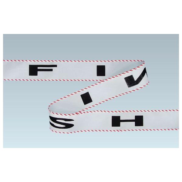 新登場！！運動会・スポーツ大会用ゴールテープ 運動会や各種イベントに！[基本仕様]　 ●テープサイズ：6×800ｃｍ ●材質：テトロントポンジ ●縫製：上下赤白バイアステープ加工