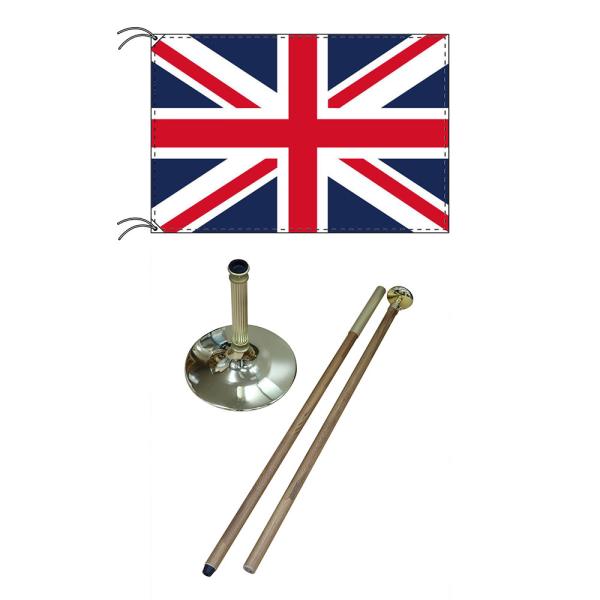 高級直立型スタンド・国旗セット世界200カ国の国旗を選択できます企業様の玄関や国際会議に最適な重厚感ある最高級国旗セット【基本仕様】●スタンド円形スチール製　台座直径35cｍ　差込口高さ40cｍカラーは３色 ●ポールゴールド色、ブロンズ色ス...