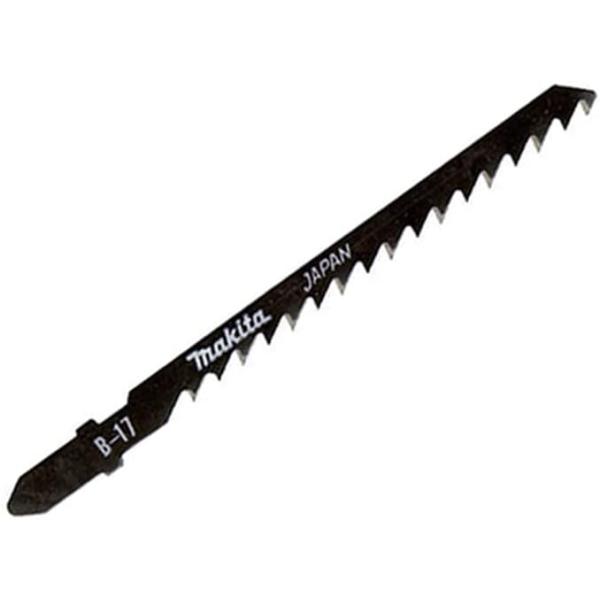 マキタ(makita) ジグソーブレード 木材(プラスチックも可)用 B-17 A-15833 全長 105mm 5枚入り 木材の高速切断、挽き回し切り